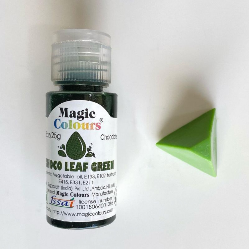 Leaf Green Chocolate Colour | Oil Candy Food Colour (25 Gms) - Magic ...