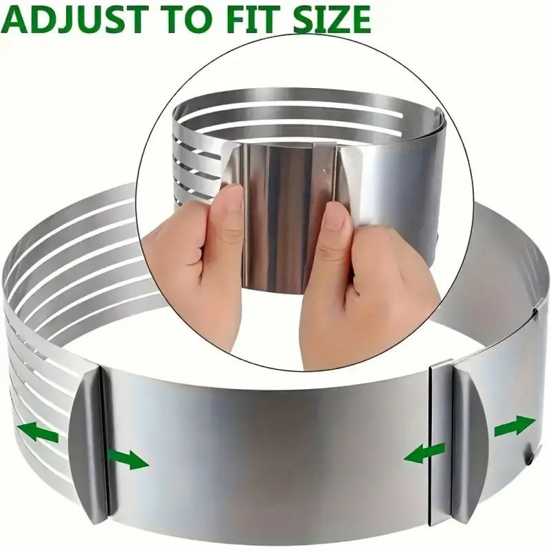 Cake Slicer 9-12 Inch Stainless Steel Adjustable Layered Cake Slicer