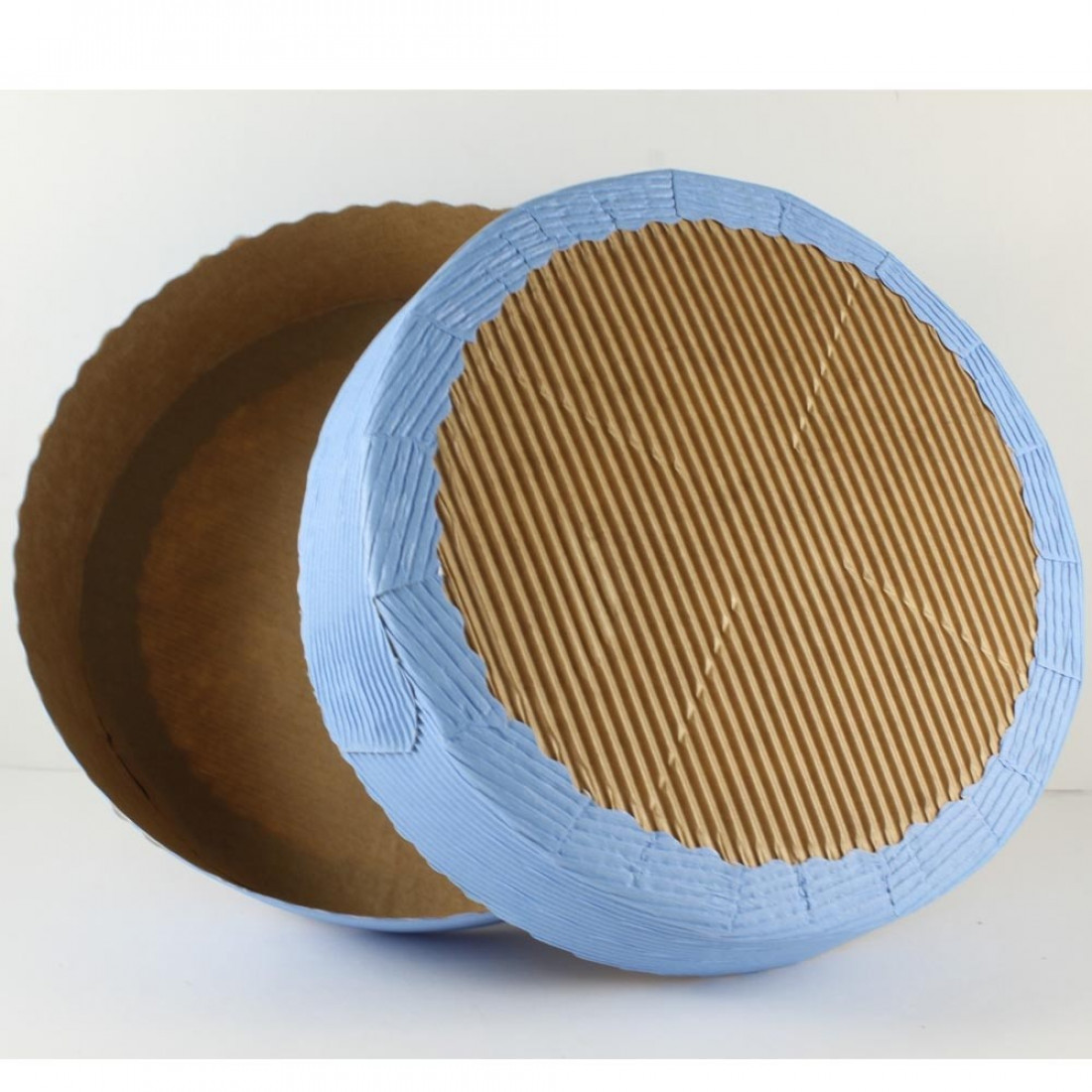 BAKE AND SERVE CAKE MOULD - ROUND BLUE - BIG