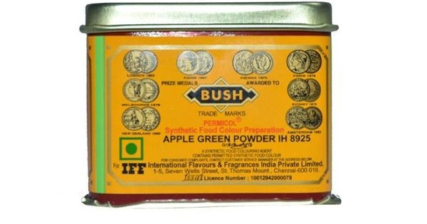 Apple Green Powder Colour - Bush
