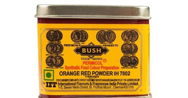 Orange Red Powder Colour - Bush
