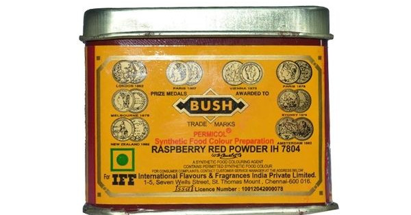 Raspberry Red Powder Colour - Bush