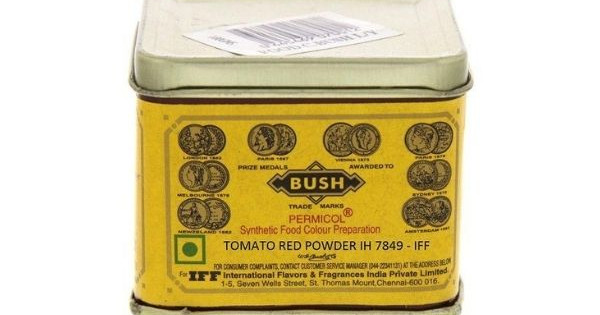 Tomato Red Powder Colour - Bush