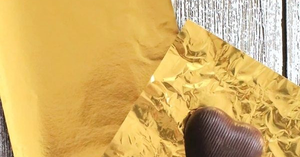 Gold Chocolate Foil Wrapper - Big