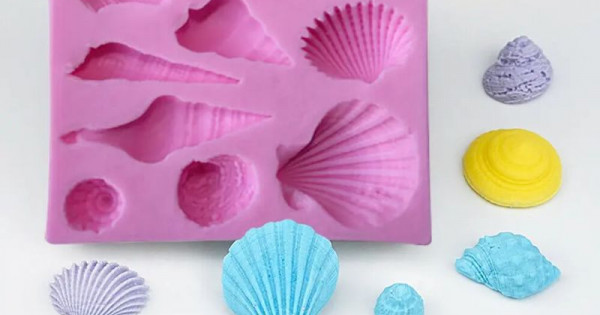Conch Sea Shell Silicone Fondant Mould