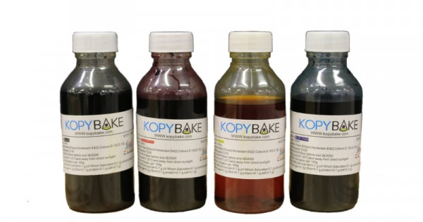 Edible Inks Set of 4 Colours CMYK - Kopybake