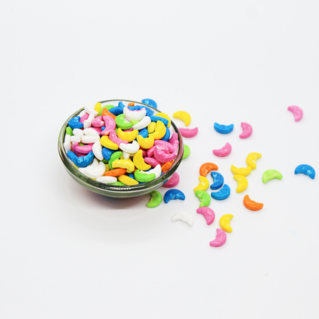 MULTI COLOUR MOON SHAPE CANDY - 150 GM