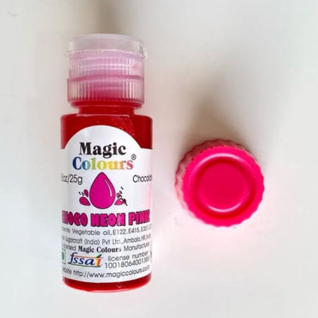 Neon Pink Chocolate Colour | Oil Candy Food Colour (25 Gms) - Magic Colours