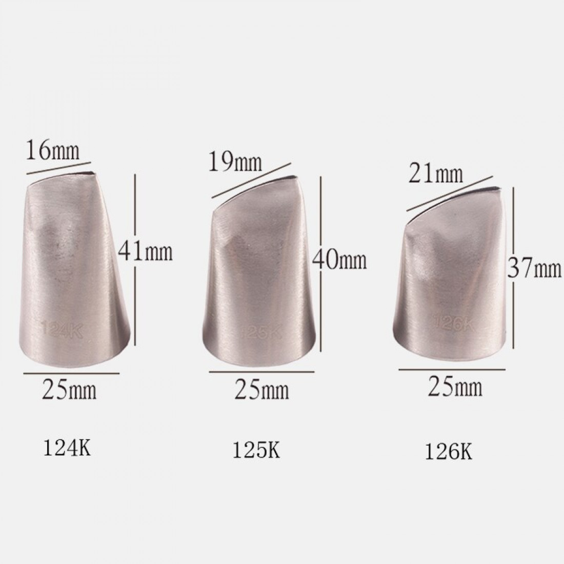 NOZZLE PETAL TIPS SET OF 3 PCS