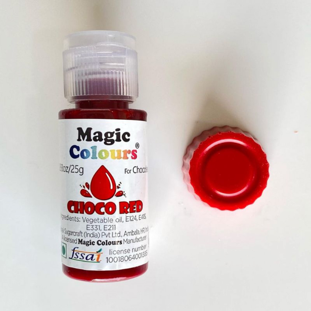 Red Chocolate Colour | Oil Candy Food Colour (25 Gms) - Magic Colours