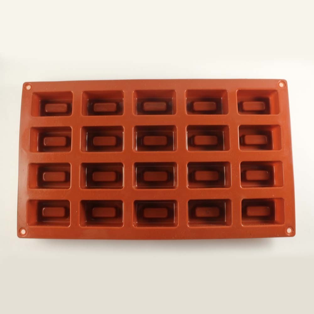 SILICONE MUFFIN MOULD - RECTANGLE
