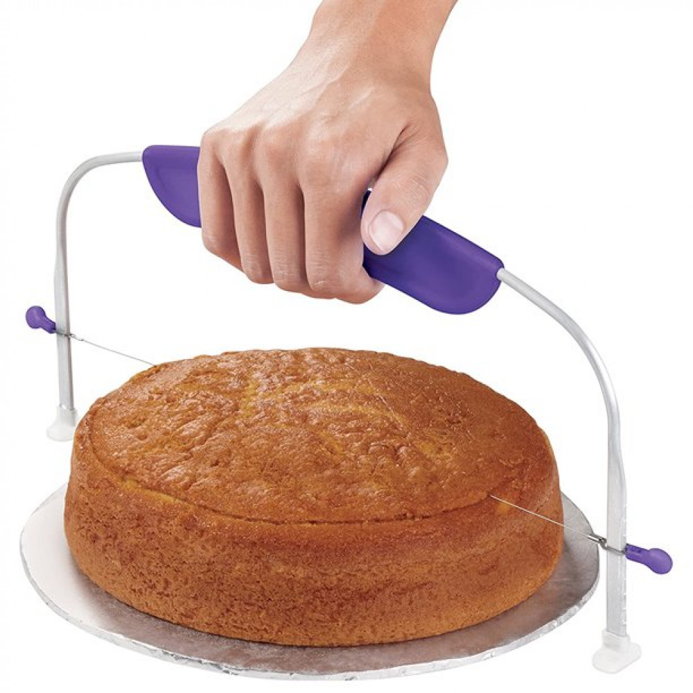 ADJUSTABLE WIRES CAKE CUTTER SLICER LEVELER