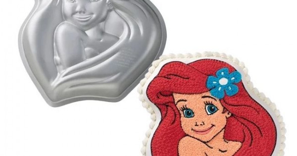 Disney Princess Ariel Shape Aluminium Cake Mould