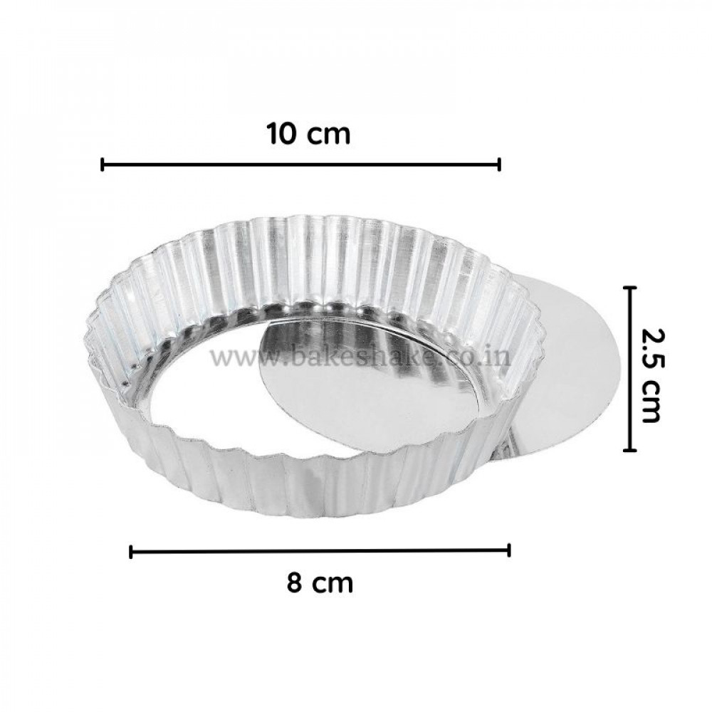 Aluminium Round Quiche Tart Mould - 3 Inch