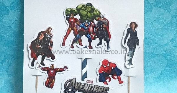 Avengers Paper Toppers