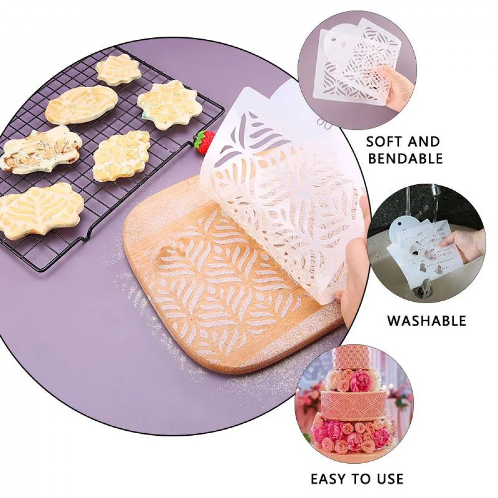Cake Decorating Stencil (Style 1)