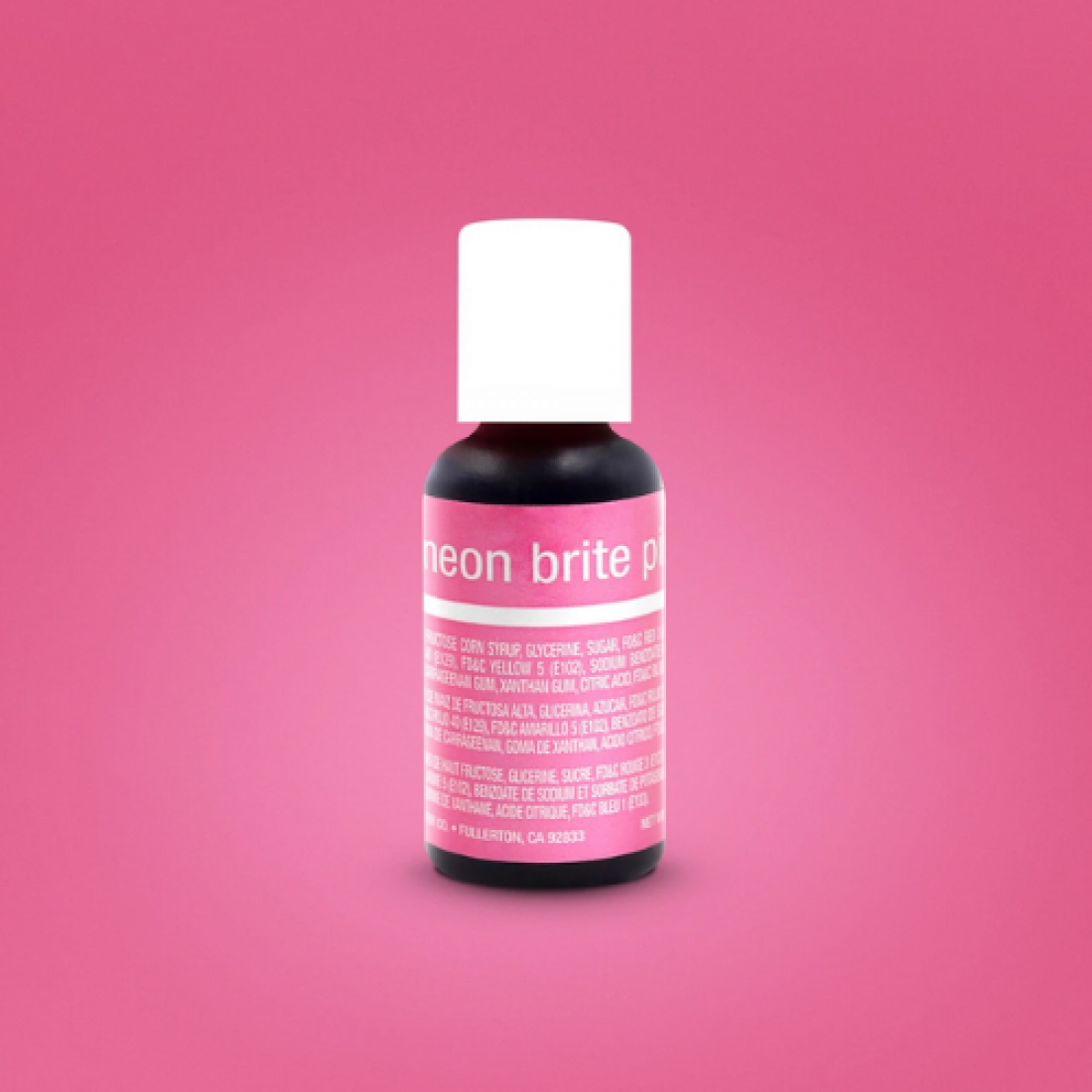 CHEFMASTER GEL COLOUR - NEON BRITE PINK