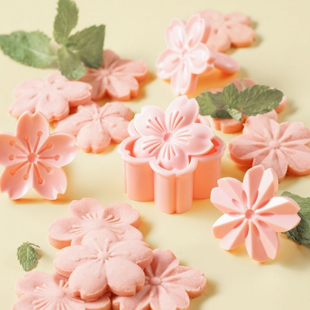 Cherry Blossom Flower Shape Plunger Cutter