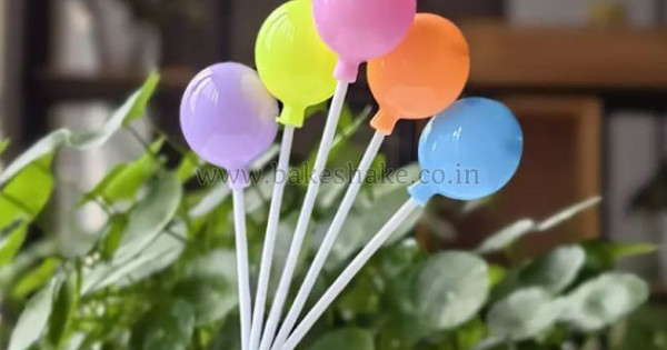 Colourful Balloon Bunch Cake Topper