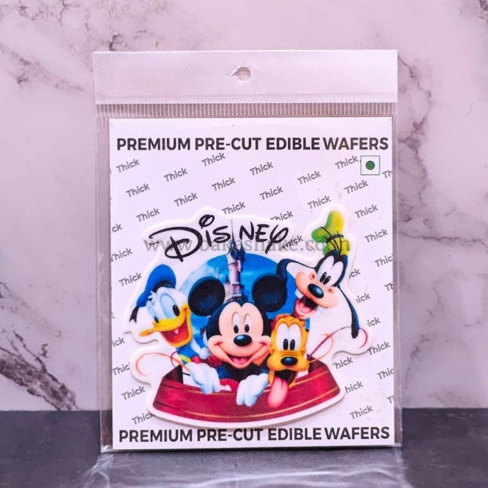 Disney's Mickey, Donald, Pluto And Goofey Edible Wafer T108