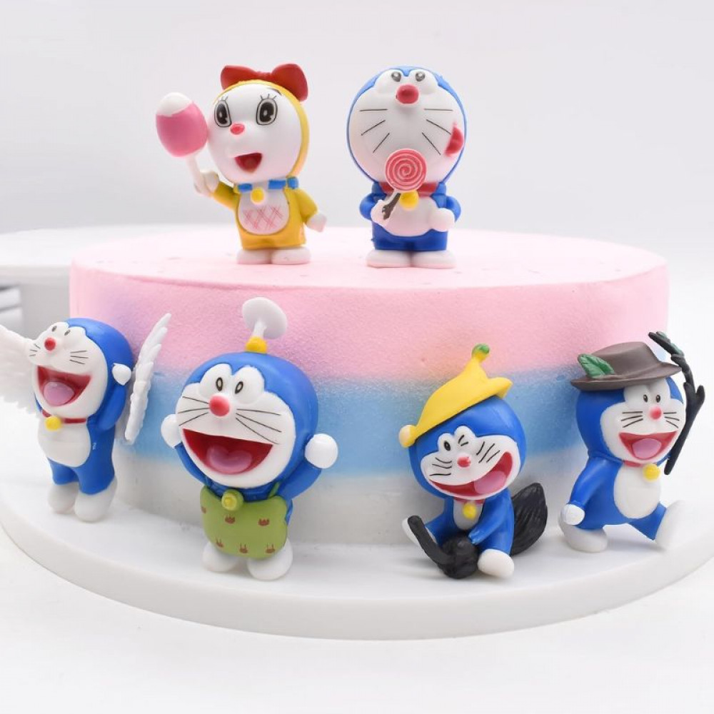 Animal Zoo Toy Cake Toppers (Set of 6)