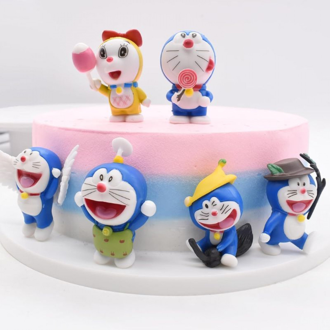 Animal Zoo Toy Cake Toppers (Set of 6)