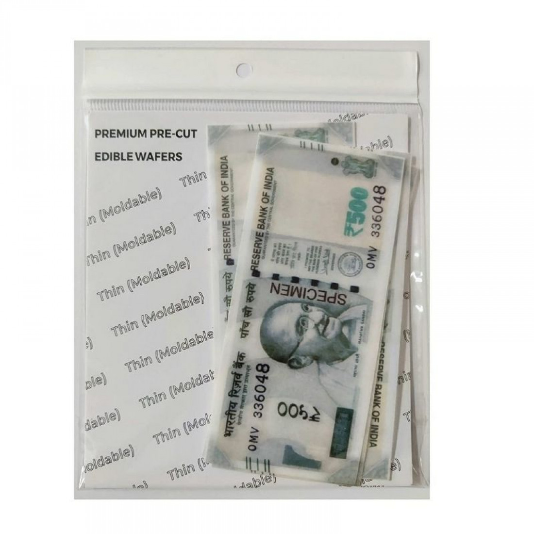 Edible Indian Currency 500 Rupees Note