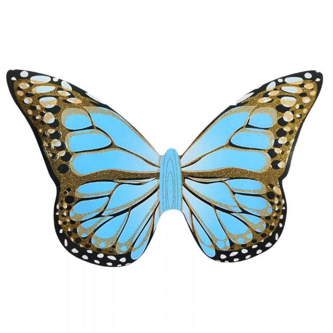 Giant Paper Butterfly Cake Topper - Blue