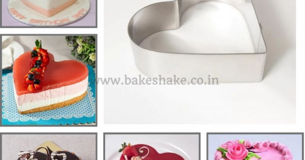 Heart Cake Ring | Cheesecake Mousse Cake Ring (8.5x2 inch)