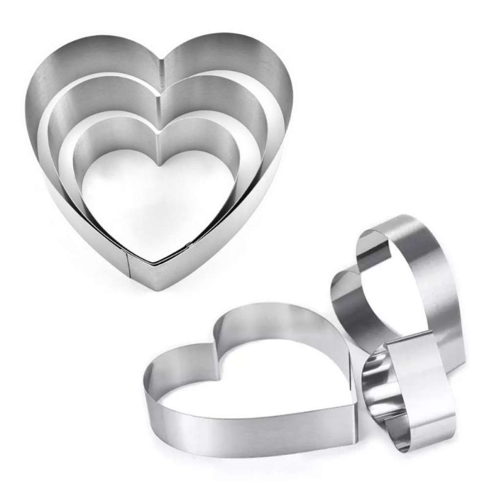 Heart Shape Mousse Cake Ring Mould
