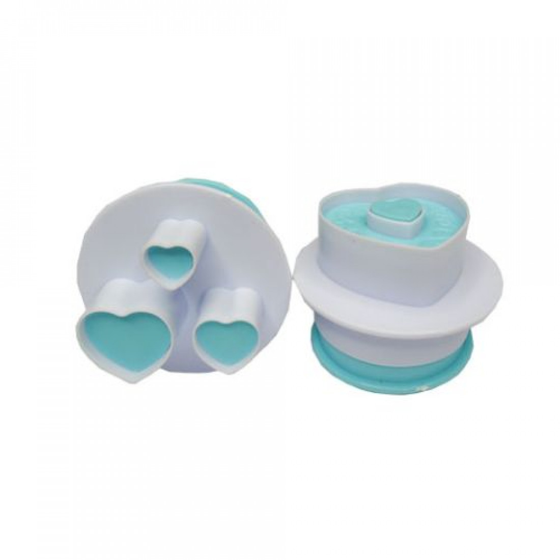 Heart Plunger Cutter Set of 2