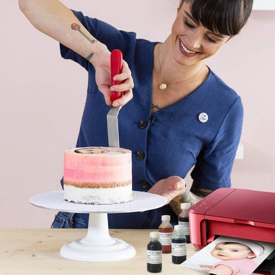 Edible Inks Set of 4 Colours CMYK - Kopybake