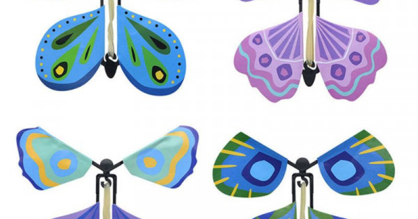 Magic Wind Up Flying Butterfly