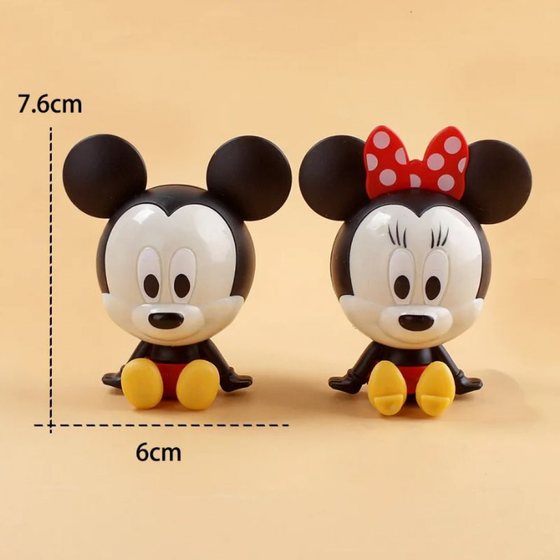 Mickey And Minnie Mouse Toy Cake Topper