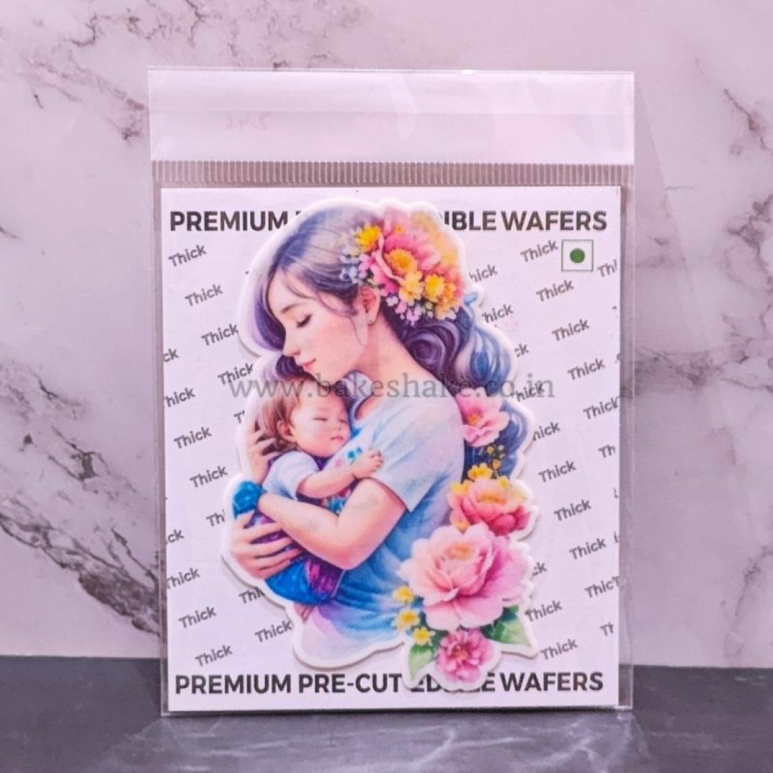 Mother Baby Theme Wafer T246