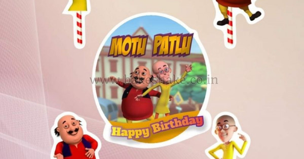 Motu Patlu Paper Toppers (Set of 5)