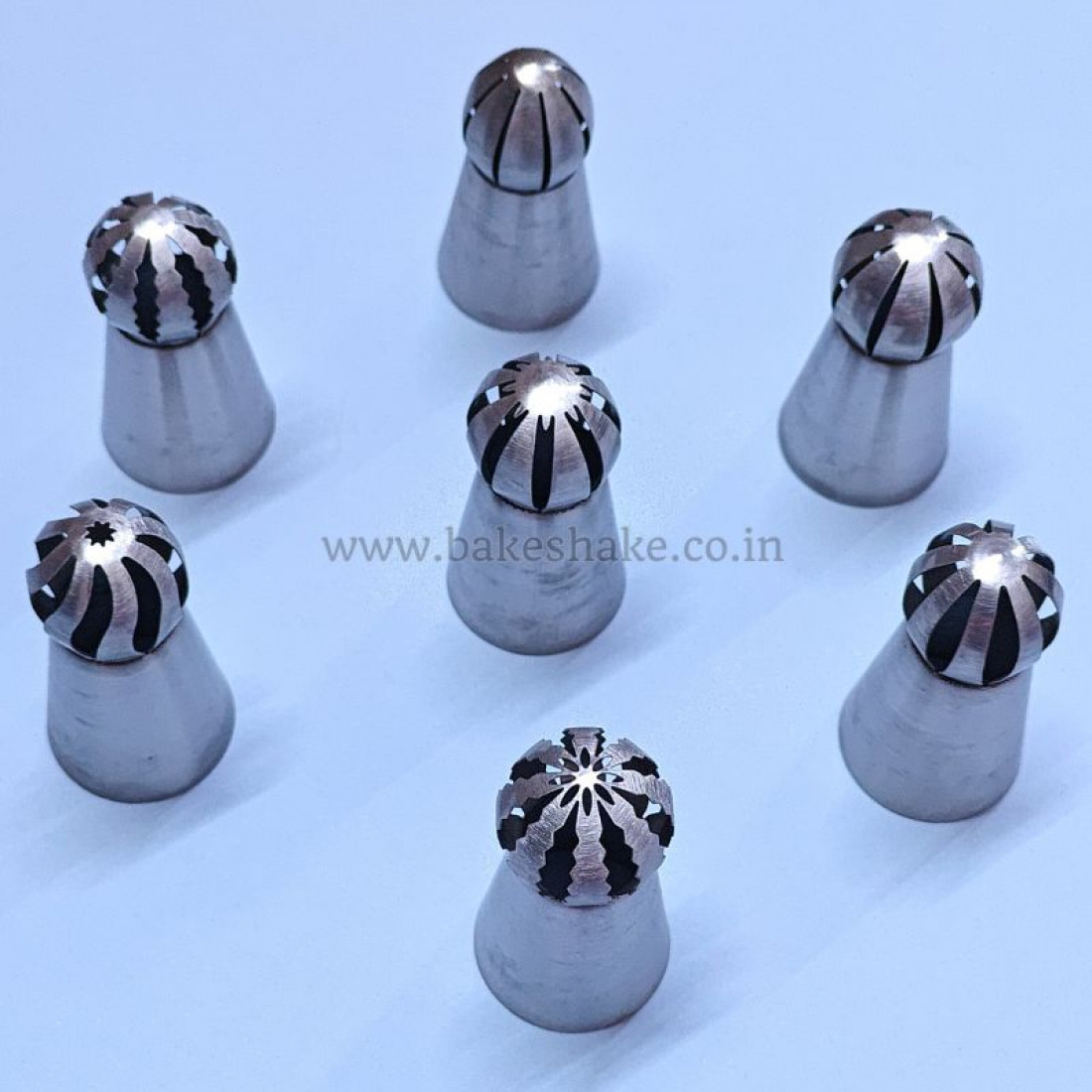 Sphere Ball Nozzles Tips with Coupler and Silicone Icing Bag