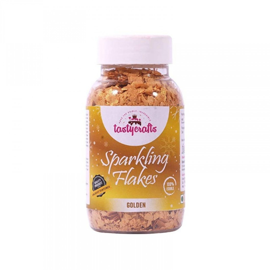 TASTYCRAFTS SPARKLING FLAKES - GOLDEN