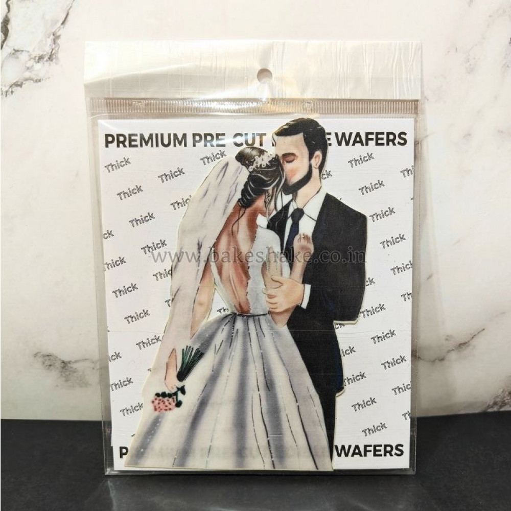 Couple Theme Wafer Topper T07